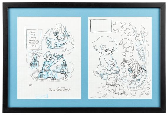 Ross Macdonald | Pair of Preliminary Drawings for Bad Baby by MacDonald ...