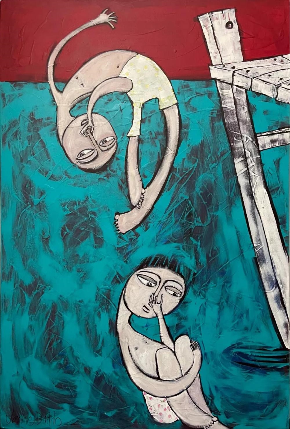 Janine Daddo | The Dive | MutualArt