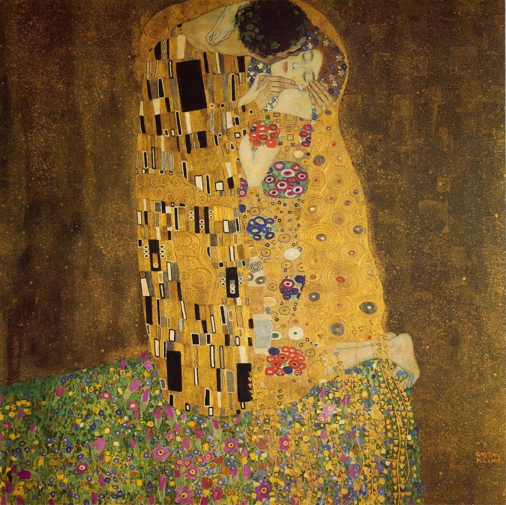 Gustav Klimt | The Kiss | MutualArt