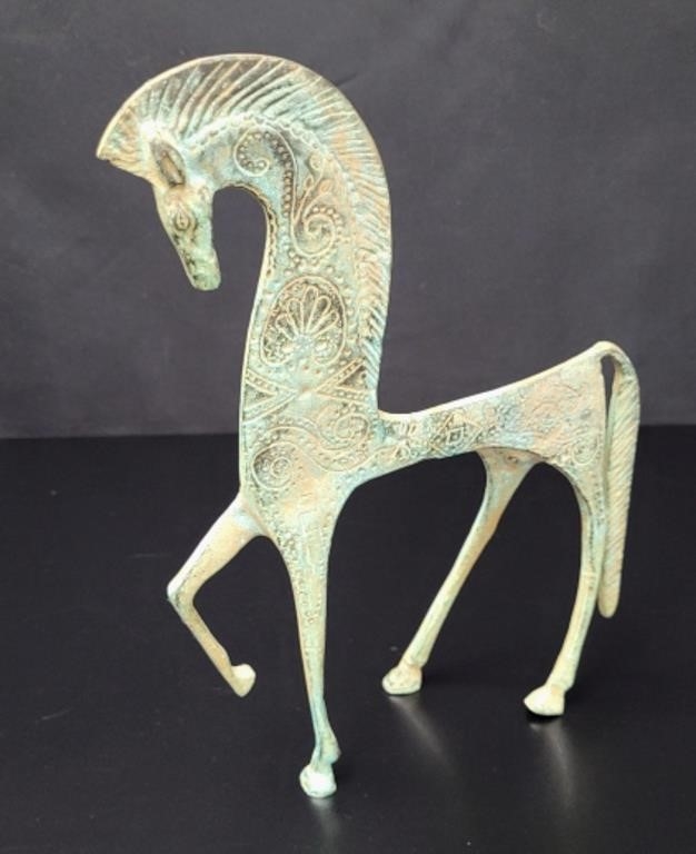Francesco Simoncini | MCM Francesco Simoncini Stylized Bronze Horse ...