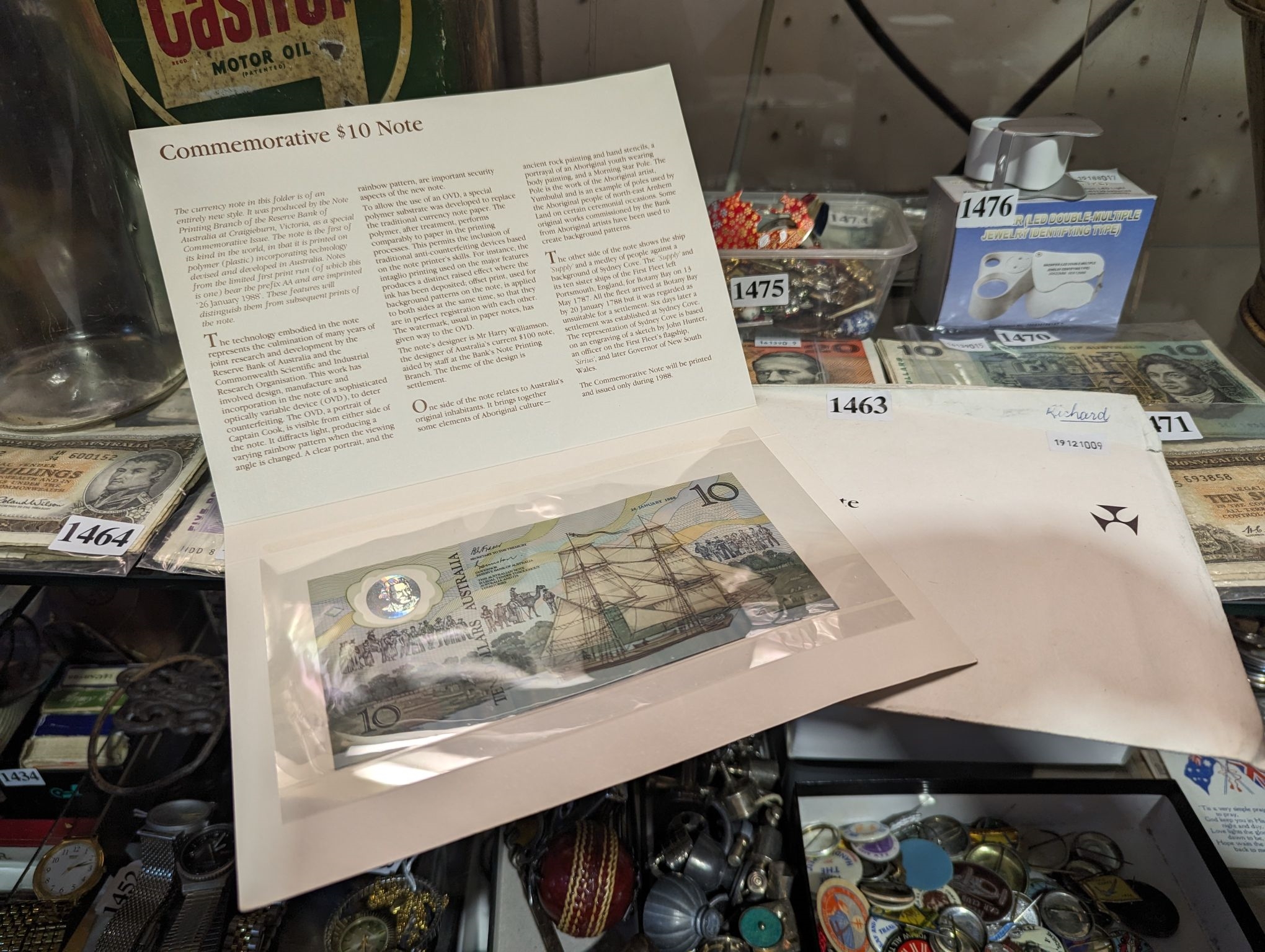 Unknown | COMMEMORATIVE $10 BANK NOTE | MutualArt