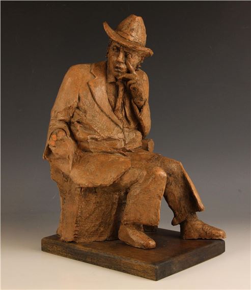 John W. Mills | 'Thinking Man' - Quentin Crisp, | MutualArt