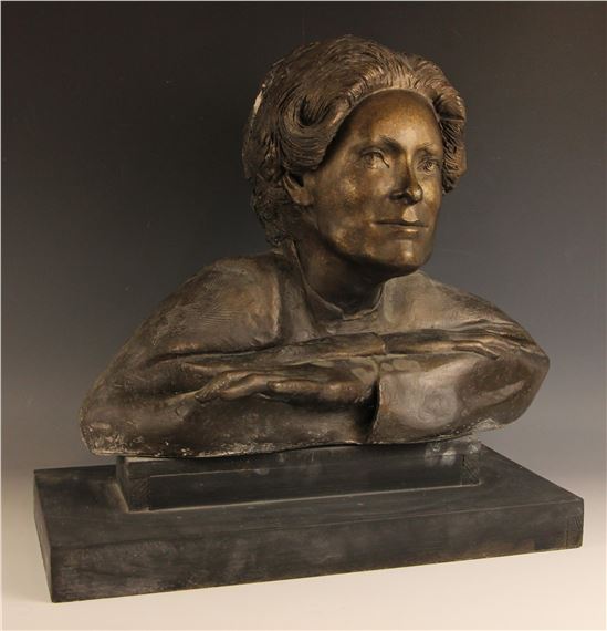 John W. Mills | Bust, Betty Boothroyd, | MutualArt