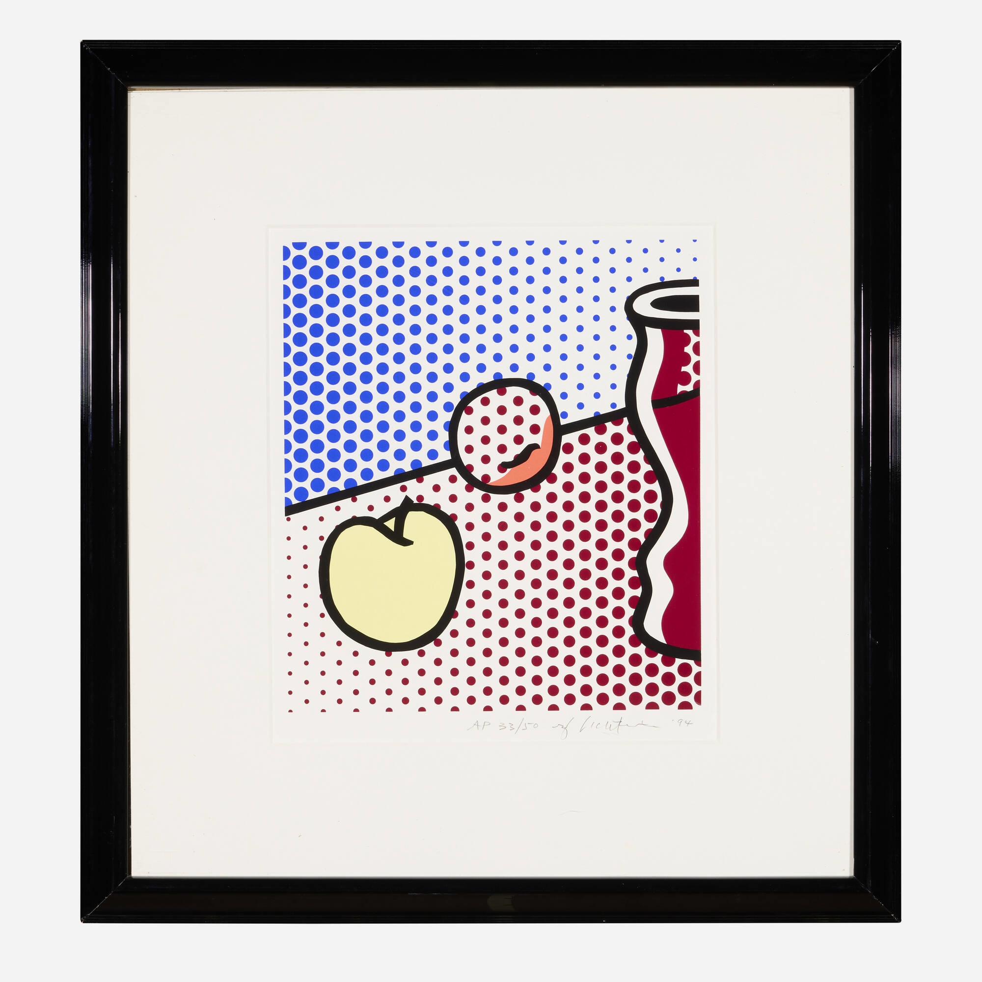 Roy Lichtenstein | Still Life with Red Jar (1994) | MutualArt