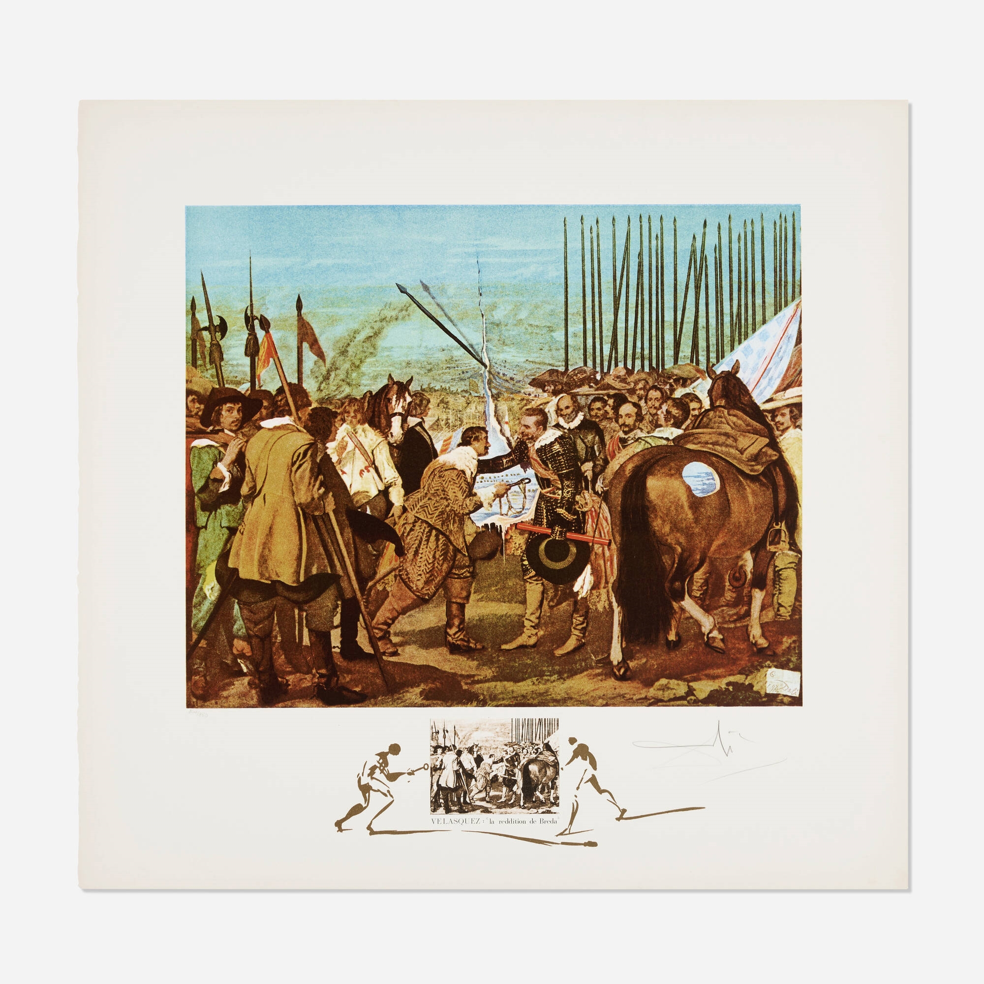 Salvador Dalí | Velasquez - Le reddition de Breda (from the Changes in ...