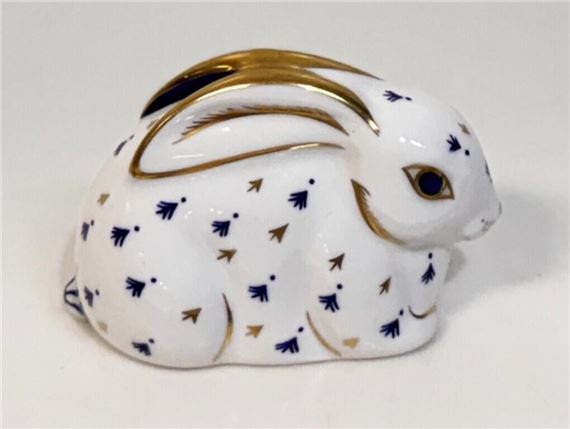 Royal Crown Derby | ROYAL CROWN DERBY ENGLISH BONE CHINA RABBIT | MutualArt