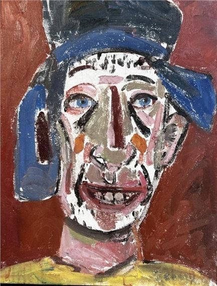 Gerard Collins | GREAT GERARD COLLINS SIGNED PORTRAIT PAINTING | MutualArt