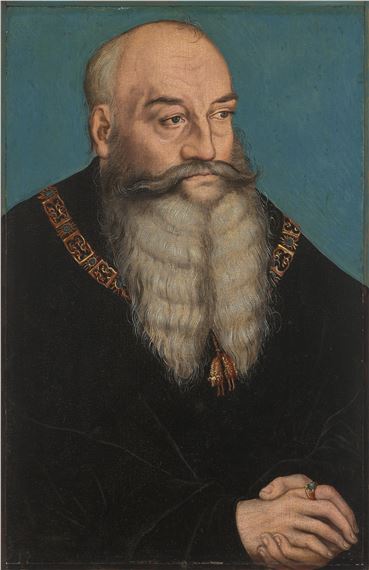 Lucas Cranach the Elder | Portrait of George the Bearded, Duke of ...