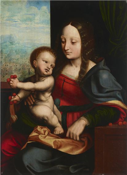 Joos Van Cleve | The Virgin and Child: 'The Madonna of the Cherries' | MutualArt