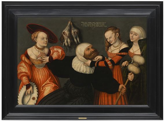 Lucas Cranach the Elder | Hercules and Omphale (1532) | MutualArt