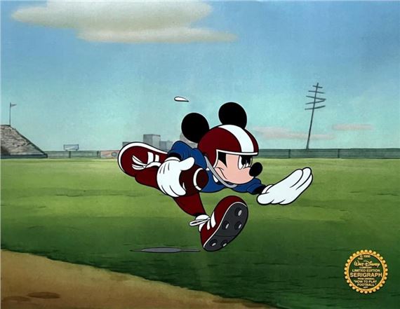 Walt Disney | MICKEY MOUSE PLAYS FOOTBALL | MutualArt