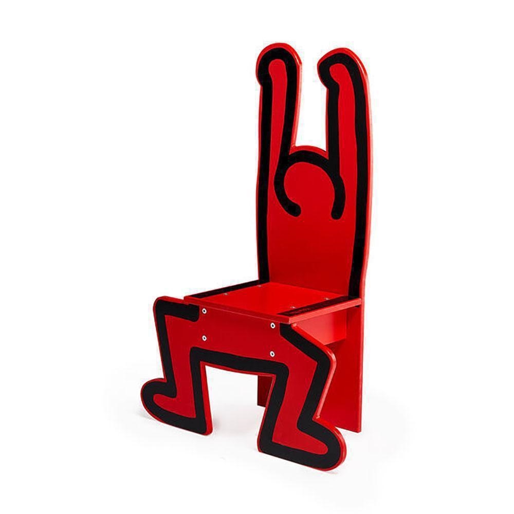 Keith Haring | KEITH HARING KIDS CHAIR 'RED' (2019) | MutualArt