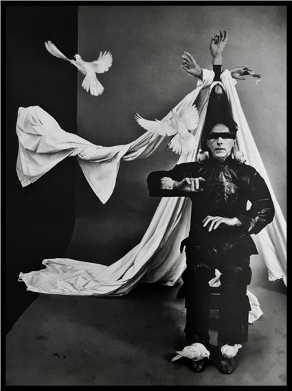 Philippe Halsman | JEAN COCTEAU (1940) | MutualArt