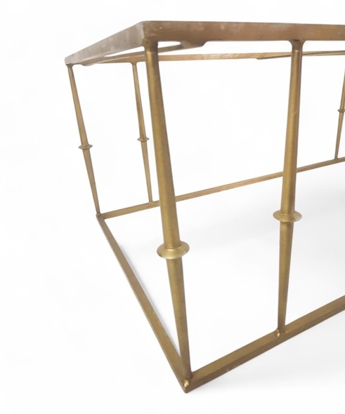 Designer | BEAUTIFUL VINTAGE DESIGNER EDIE STYLE BRASS FRAMED COFFEE ...