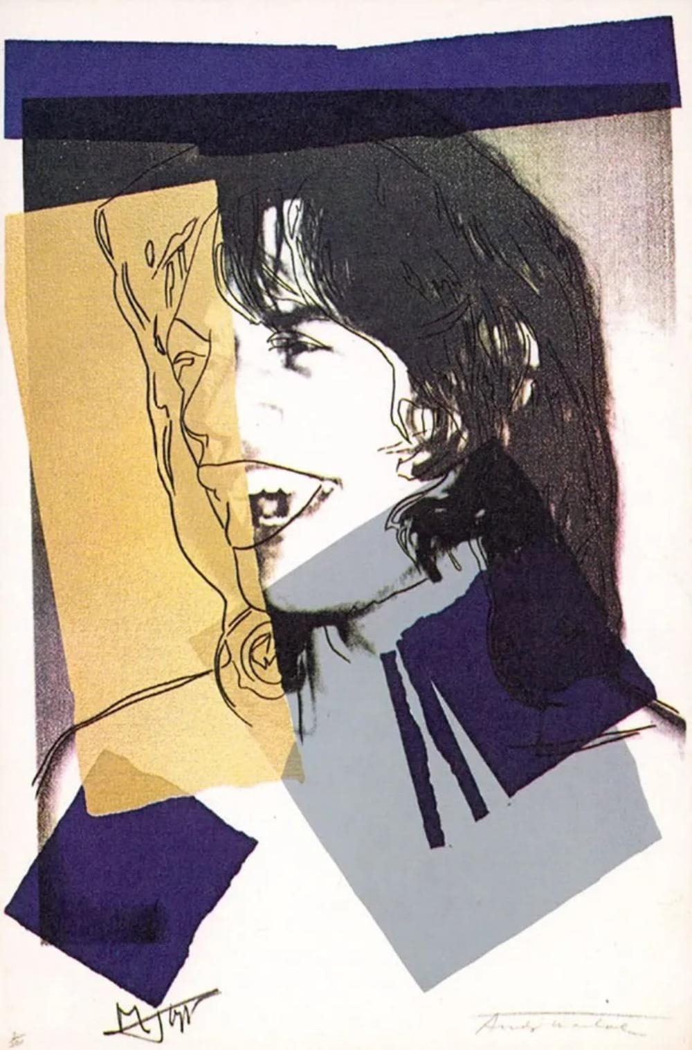 Andy Warhol | 'MICK JAGGER FSII.142' (1975) | MutualArt