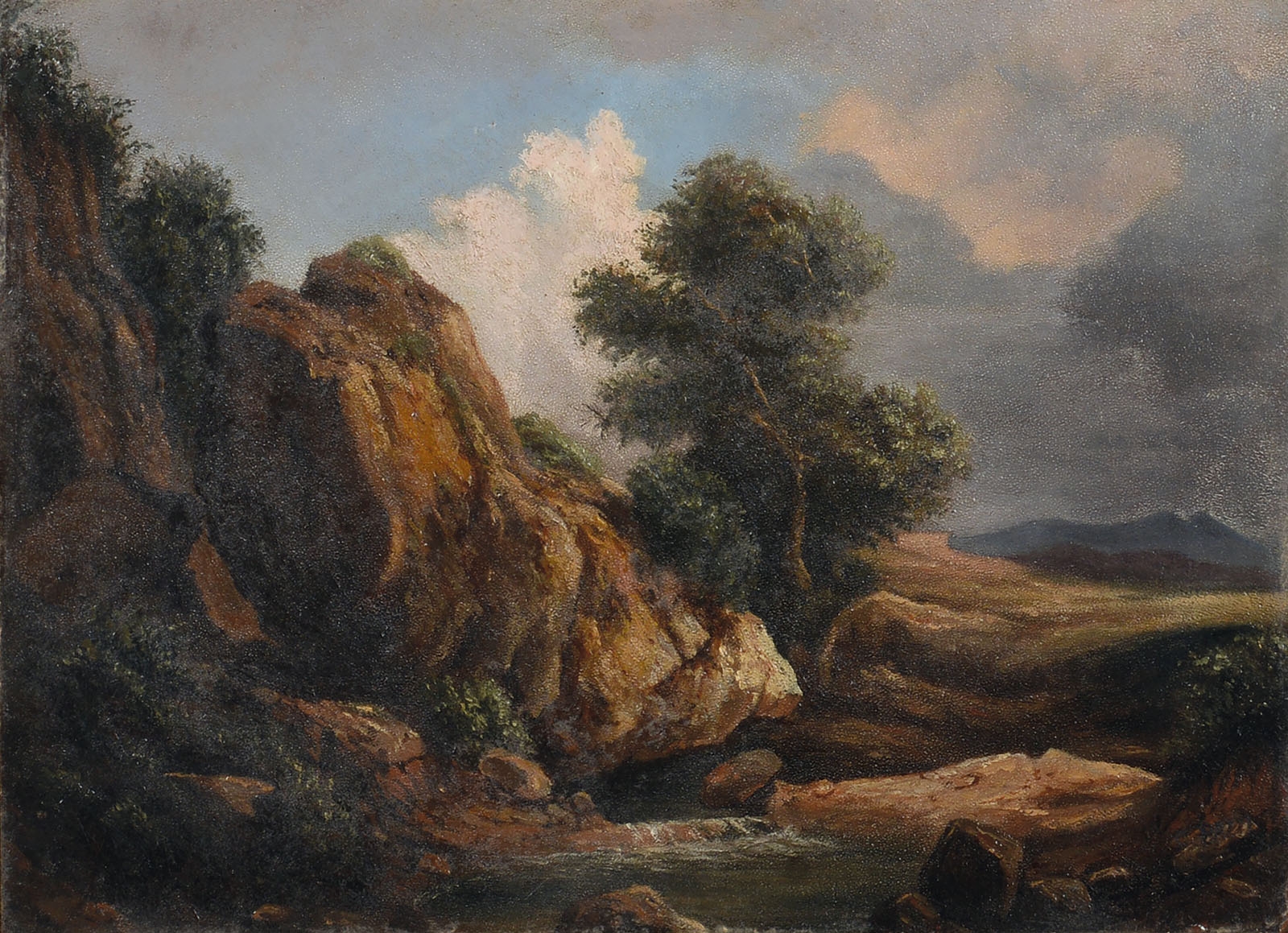 Carlo Bazzi | Landscape with tree | MutualArt