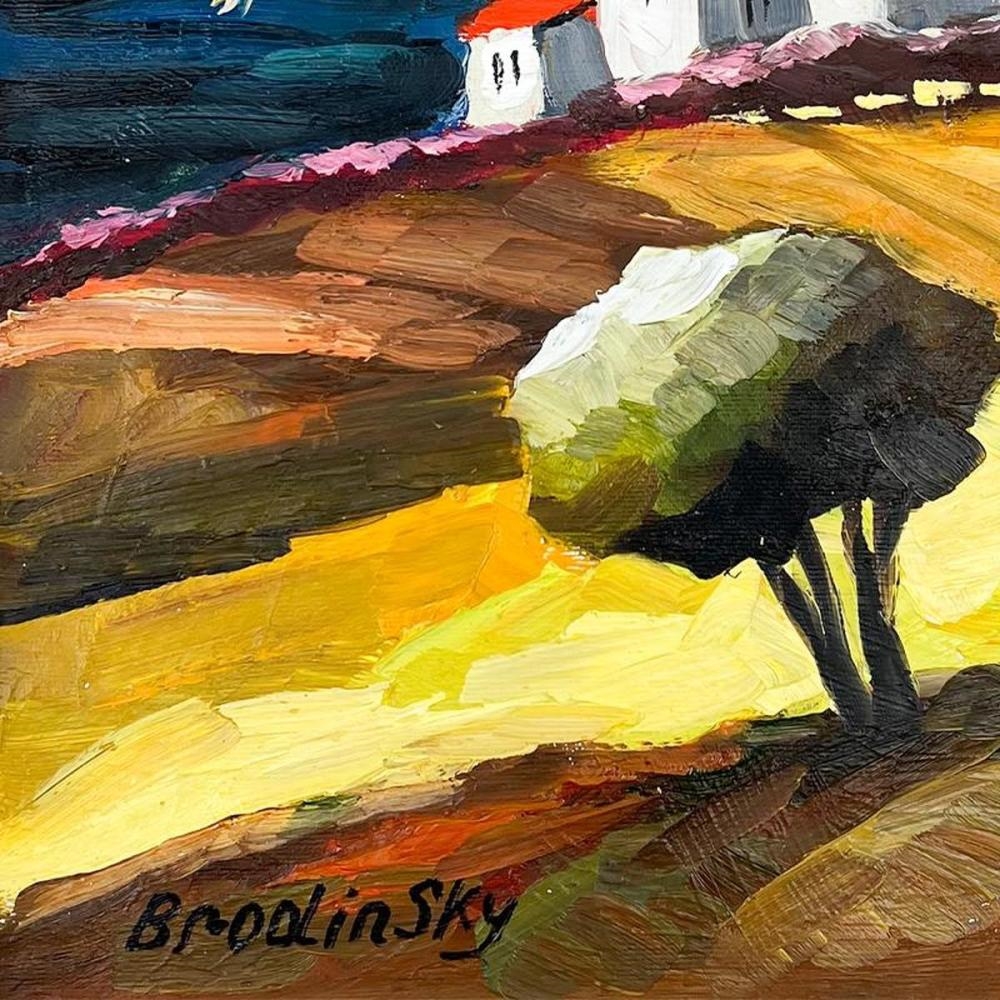 Slava Brodinsky | Slava Brodinsky Hand Signed Original Painting on ...