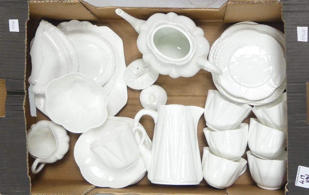 BREAKFAST | Shelly Dainty White Tea Set to include Teapot and Stand ...