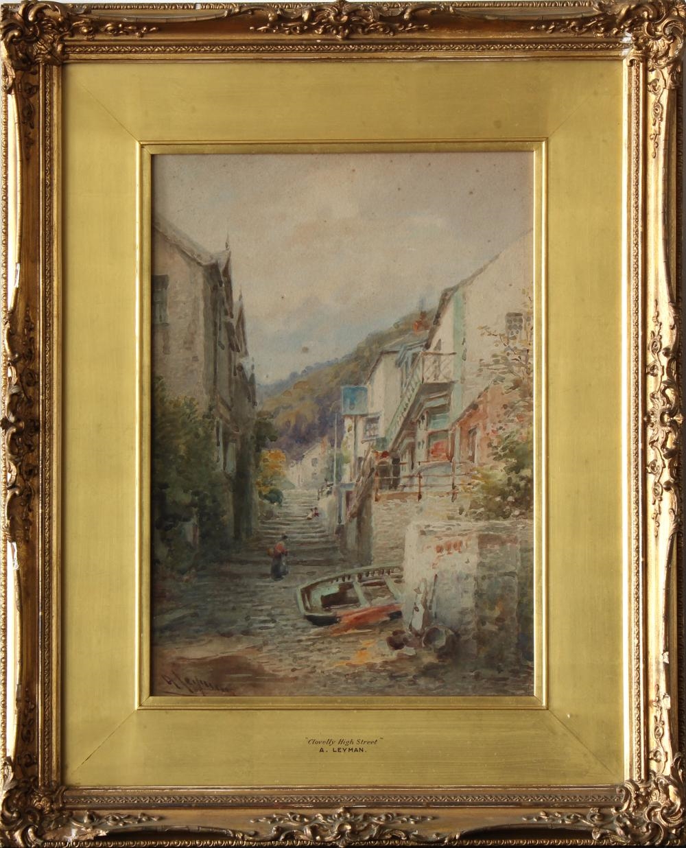 Alfred Leyman | Clovelly High Street | MutualArt