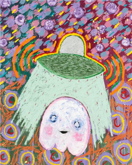 Adam Handler | Ghost Abduction in Purple Tire Field (2022) | MutualArt