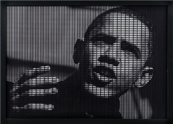 Ralph Ueltzhoeffer | Text portrait - Next step Barack Obama | MutualArt