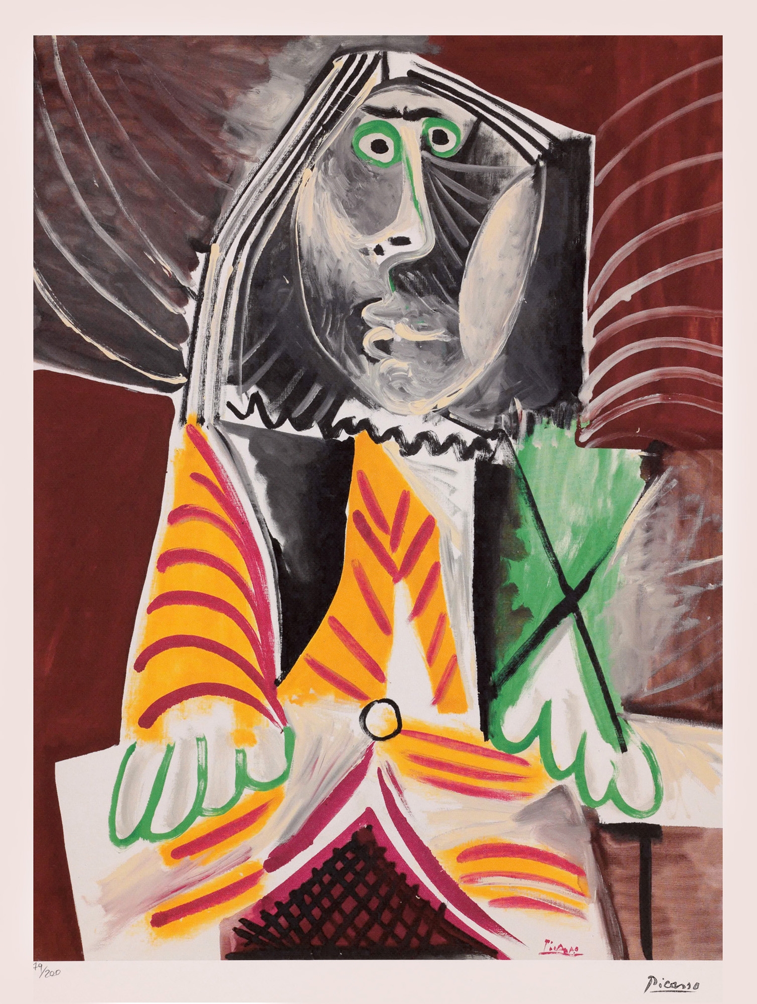 Pablo Picasso | Cubist Character (Circa 17) | MutualArt