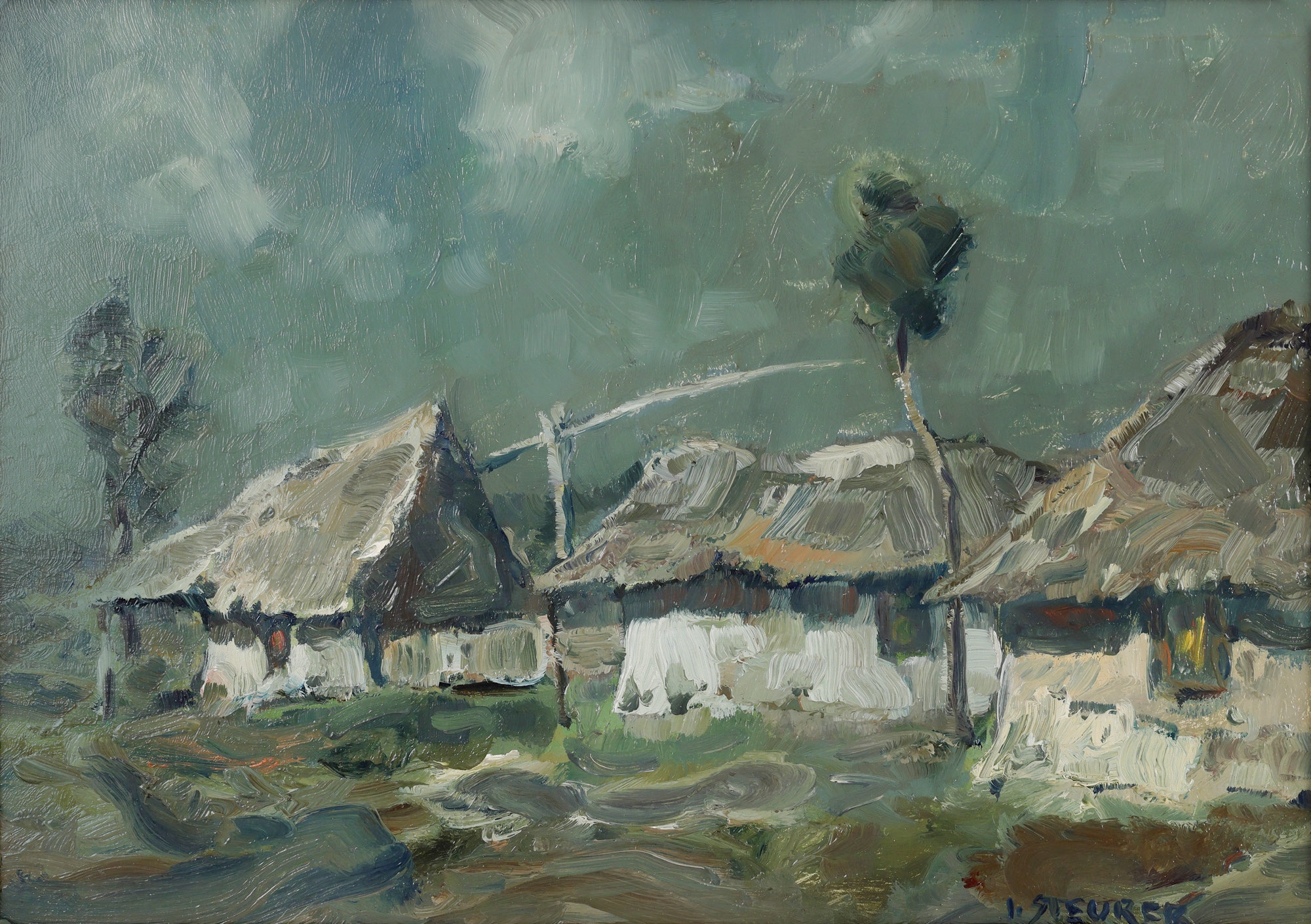 Iosef Steurer | Edge of the Village (Circa 17) | MutualArt