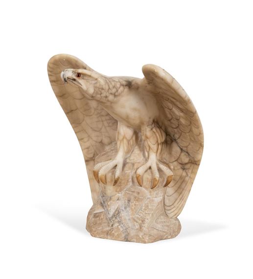 Italian School, 20th Century | ITALIAN CARVED ALABASTER FIGURE OF AN ...