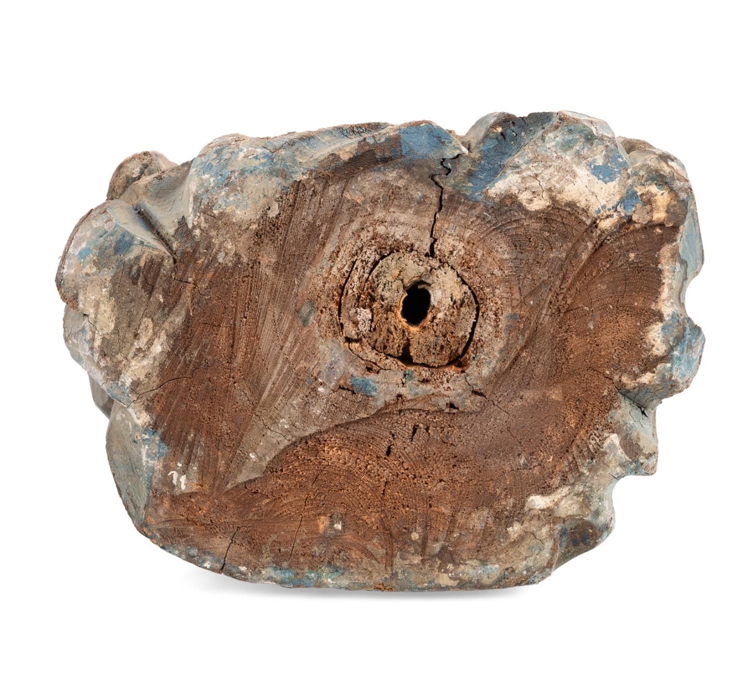 Enlightenment | CHINESE CARVED WOOD SEATED LUOHAN | MutualArt