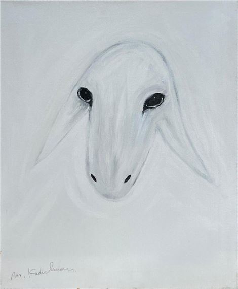 Menashe Kadishman | Menashe Kadishman 1932-2015 (Israeli) Sheep head ...