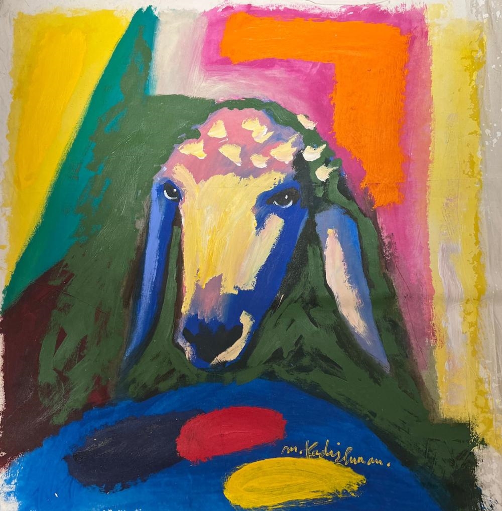 Menashe Kadishman | Menashe Kadishman 1932-2015 (Israeli) Sheep in ...