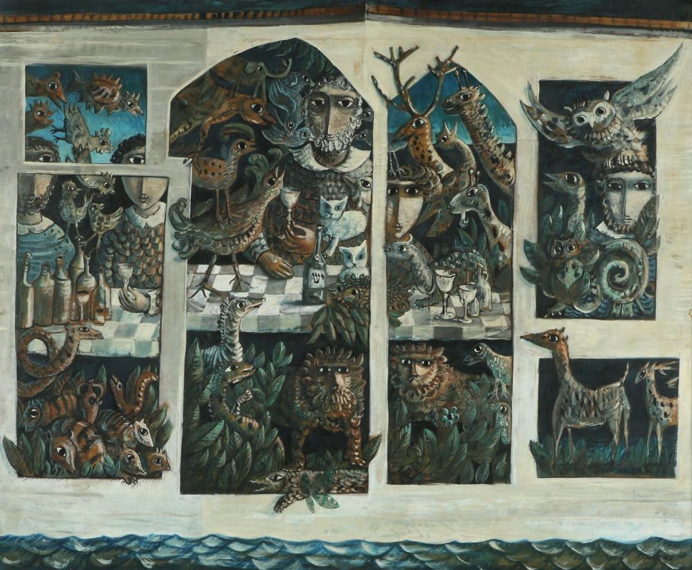 Yosl Bergner | Noah’s Ark (1967) | MutualArt