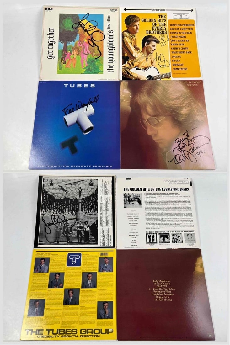 Gary Lewis | Large Collection Of Autographed Vinyl Album Covers | MutualArt