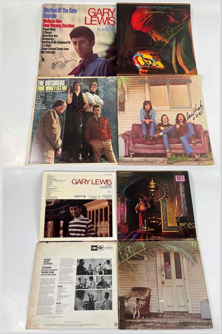 Gary Lewis | Large Collection Of Autographed Vinyl Album Covers | MutualArt