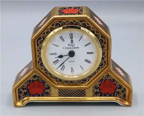 Royal Crown Derby | Royal Crown Derby Old Imari pattern mantle clock ...