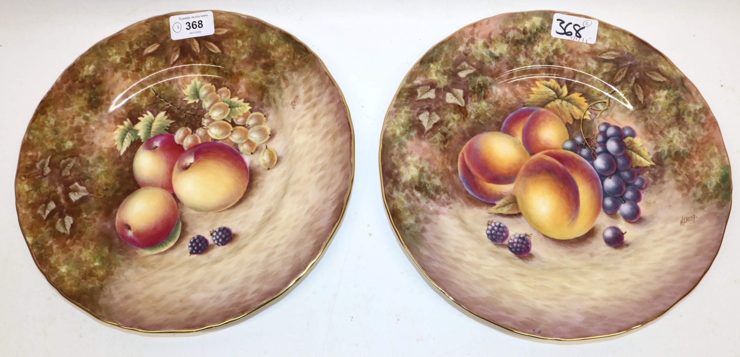 Nigel Creed | Two lateth century English s decorated with fruit, ed by ...