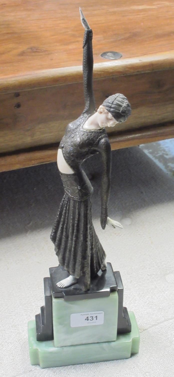 Demétre H. Chiparus | Art Deco style model of a standing lady, after ...
