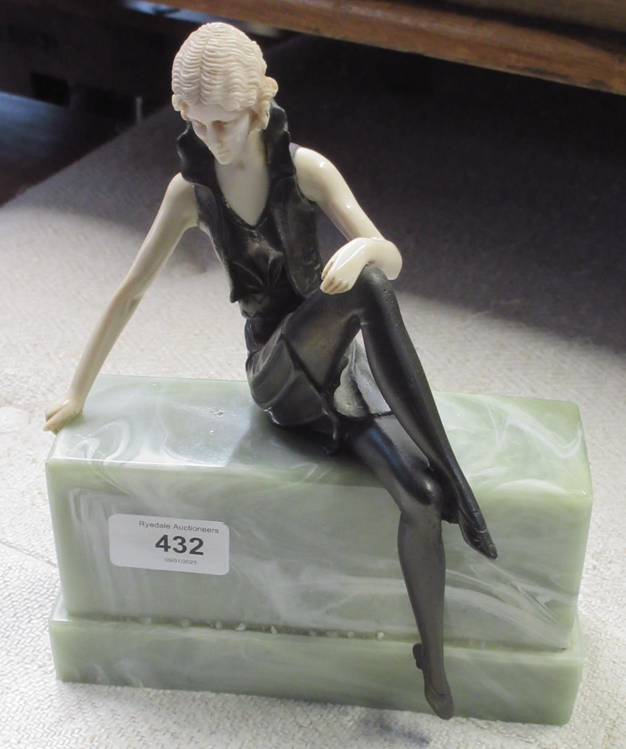 Demétre H. Chiparus | Art Deco style model of a seated lady, after ...