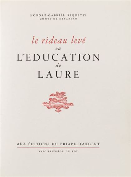 Suzanne Ballivet | Le Rideau levé, ou l'Education de Laure | MutualArt