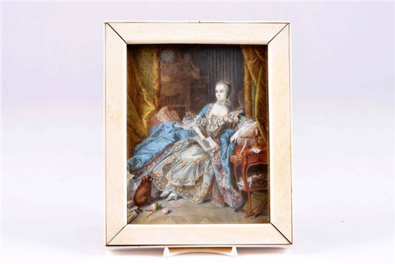 François Boucher | Portrait de Madame de Pompadour | MutualArt