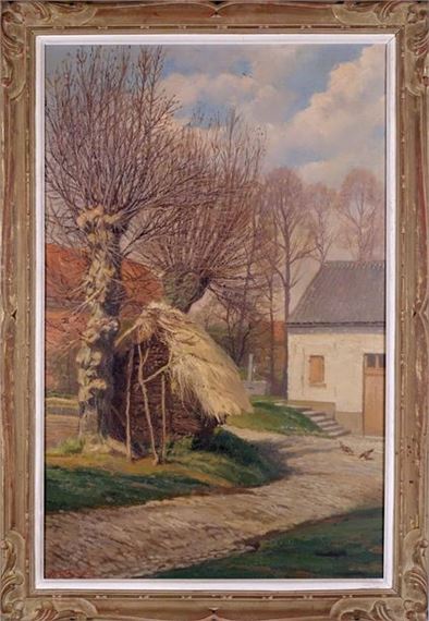 Médard Tijtgat | Paysage aux grands arbres | MutualArt