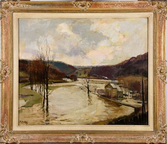 Andre Hallet | Coin de rivière | MutualArt