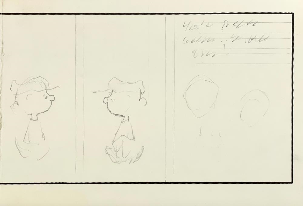 Charles Schulz | ORIGINAL CHARLES SCHULZ PEANUTS UNFINISHED DAILY COMIC ...