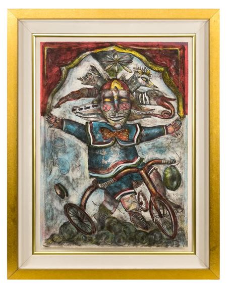 Alejandro Colunga | Clown on Tricycle | MutualArt