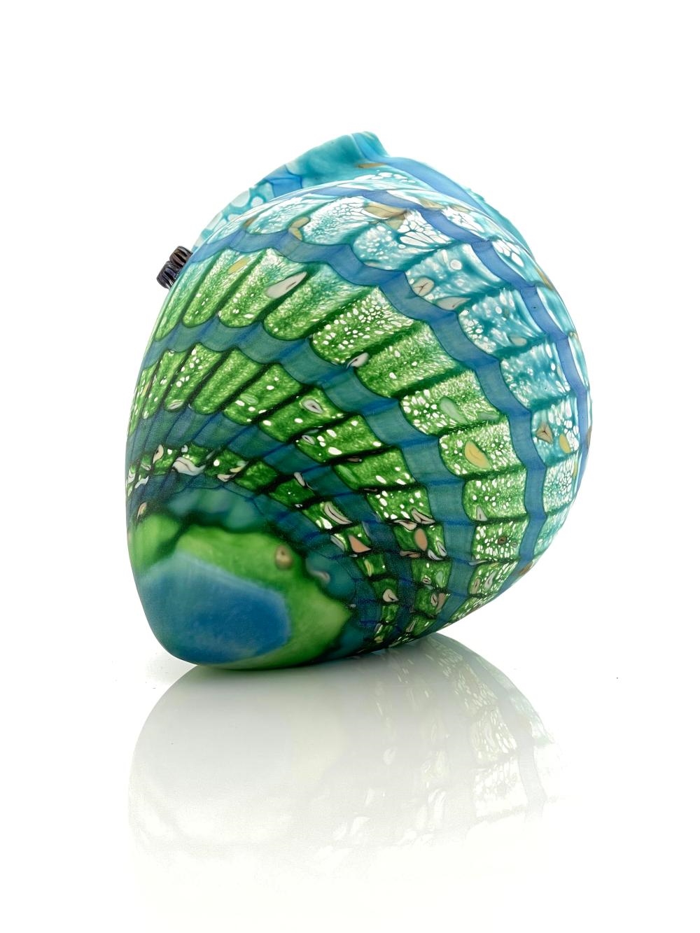 Mike Worcester | MIKE WORCESTER MAUI HAND BLOWN STUDIO GLASS SHELL ...