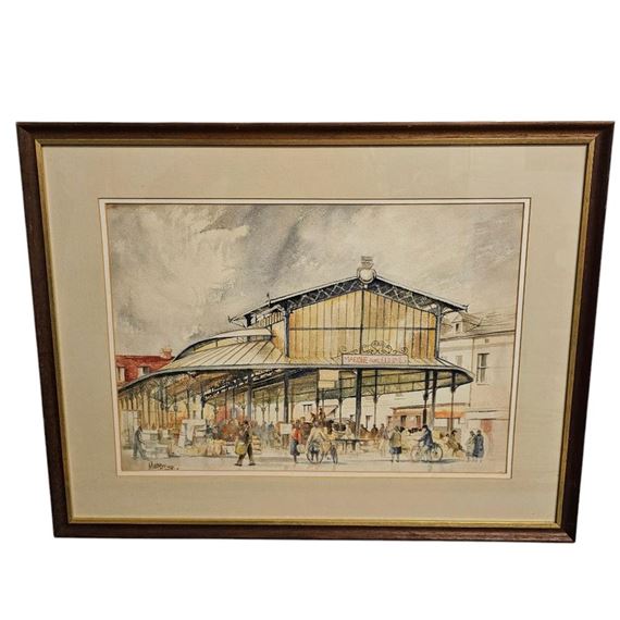 Matt Bruce | Matt Bruce (British 1915-2000) Watercolour Of A French ...
