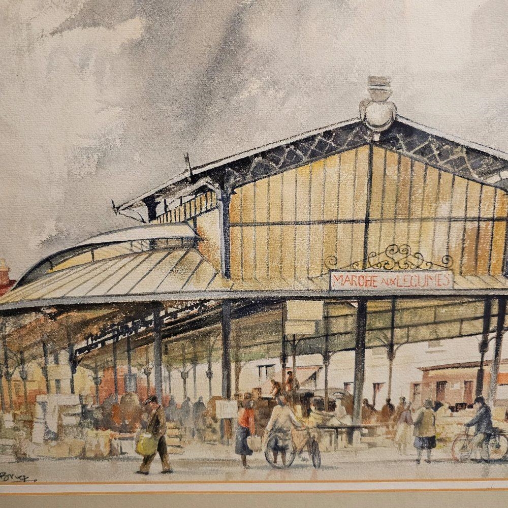 Matt Bruce | Matt Bruce (British 1915-2000) Watercolour Of A French ...