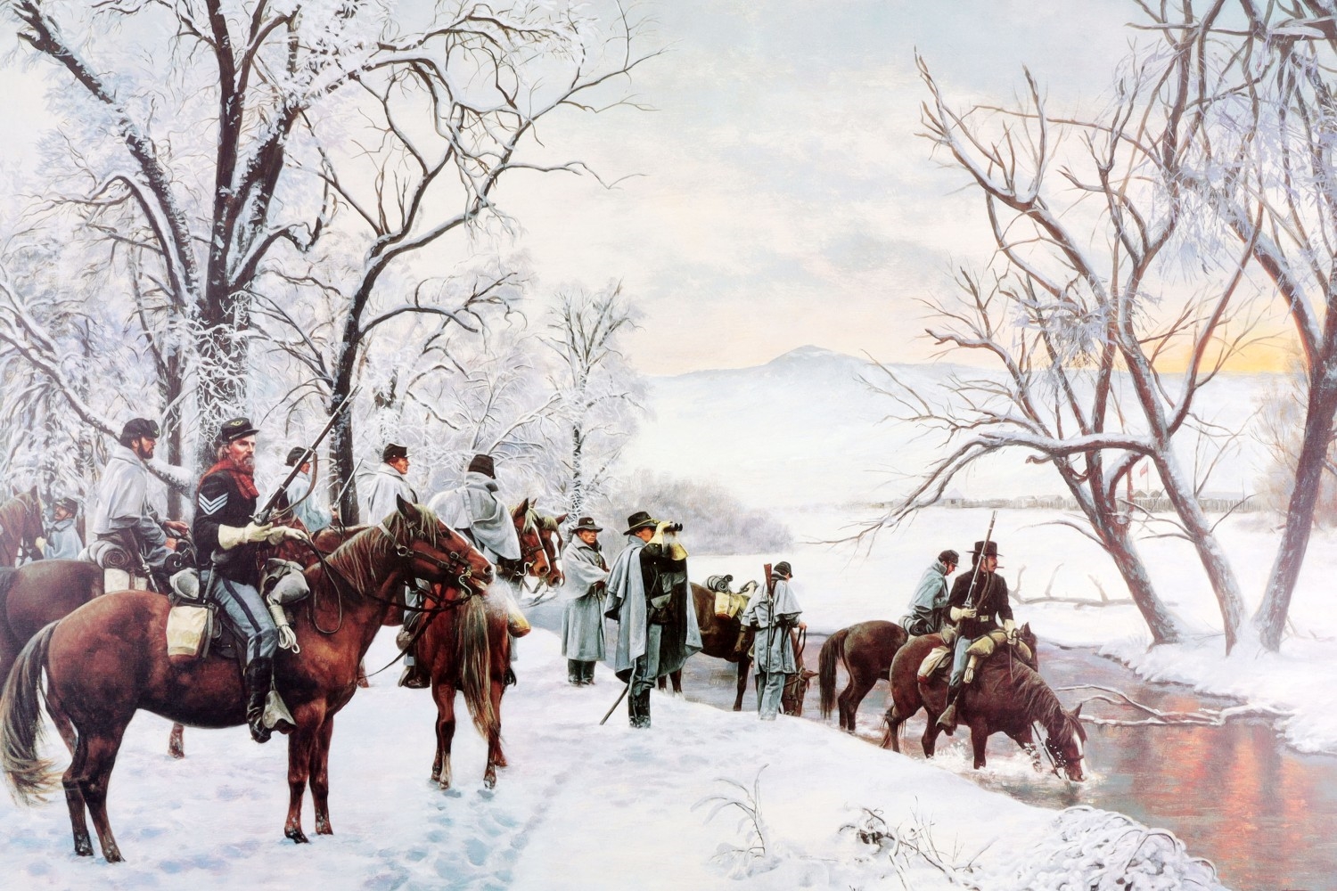 Don Stivers | DON STIVERS PRINT GUARDING THE NEW FRONTIER SIGNED | MutualArt