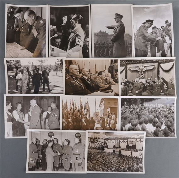 Heinrich Hoffmann | LOT OF 12 WWII GERMAN HEINRICH HOFFMAN PHOTOGRAPHS ...