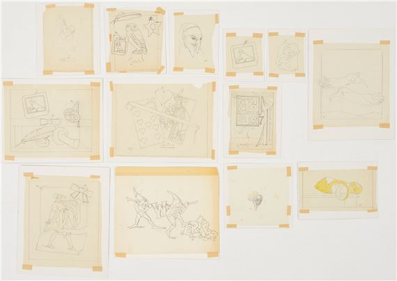 Werner Wildner | 13 Werner Wildner Pencil Sketches | MutualArt